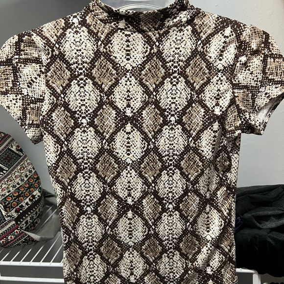 Tops | Snake Skin Top | Poshmark